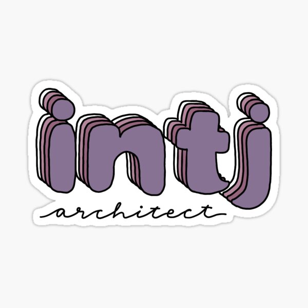 "Myers Briggs INTJ" Sticker for Sale by claireaylim | Redbubble