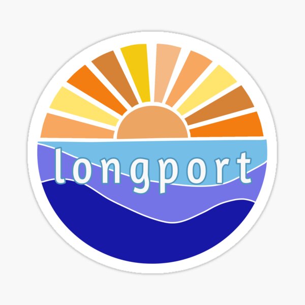 "LONGPORT" Sticker for Sale by jormarbs | Redbubble