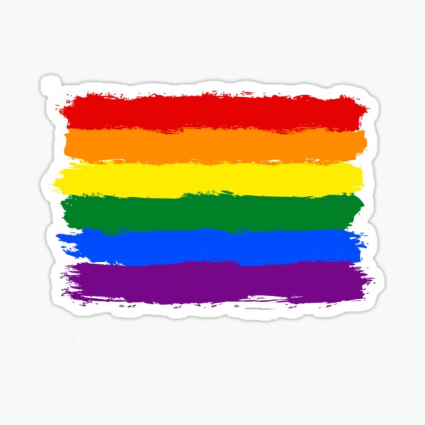 "Pride flag lgbt" Sticker for Sale by crystalsinclair | Redbubble