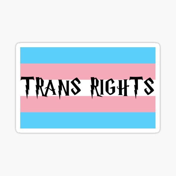 "Trans Rights" Sticker for Sale by SedgeWren | Redbubble
