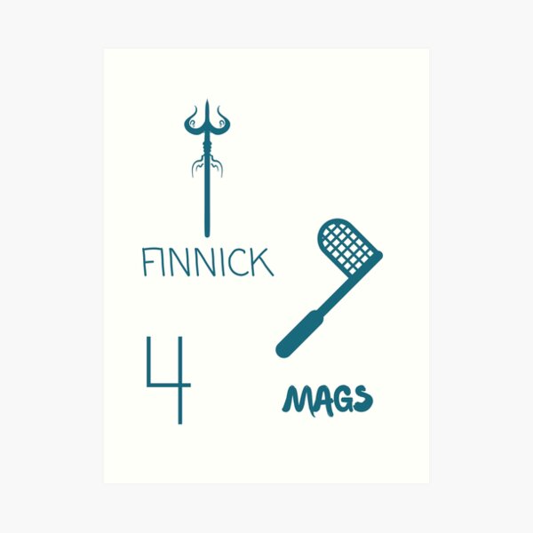 "Finnick and Mags" Art Print by hermionesaba | Redbubble