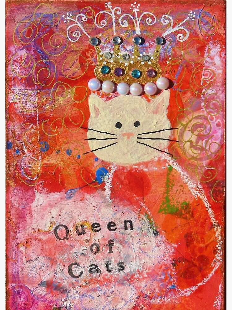 Lámina metálica « pero ninguno tan real como la reina de los gatos. Una ...