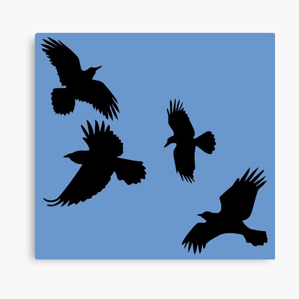 Murder Of Crows Canvas Prints | Redbubble