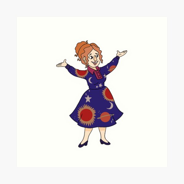 Ms Frizzle Wall Art | Redbubble