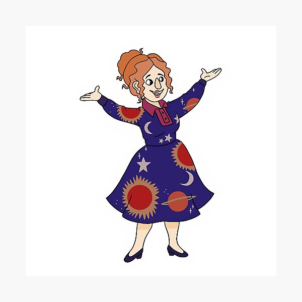 Ms Frizzle Wall Art | Redbubble