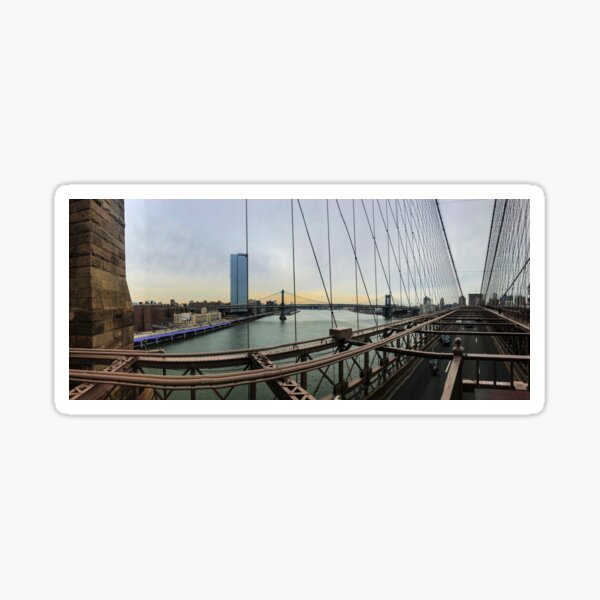 "Brooklyn Bridge" Sticker for Sale by Hallev37 | Redbubble