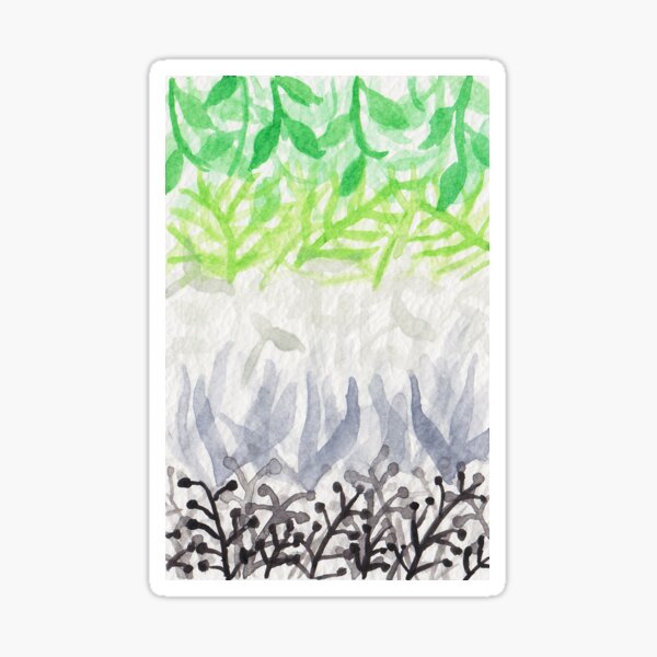 "Pride Plants - Aro" Sticker for Sale by wasleichtes | Redbubble