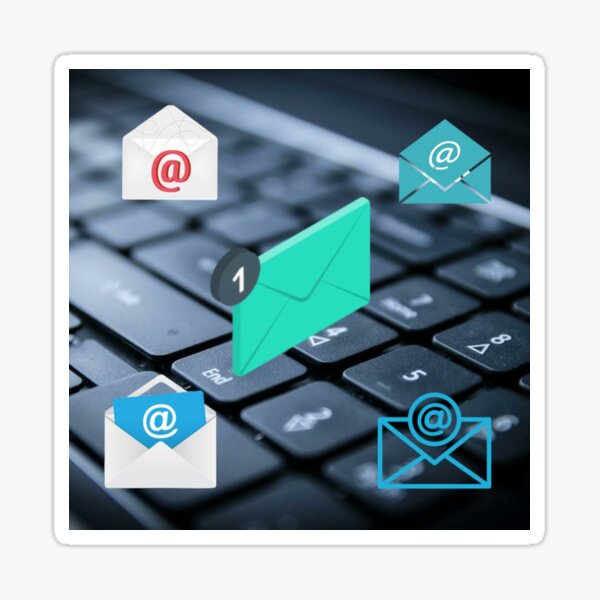 "E MAIL " Sticker for Sale by RSkumar | Redbubble