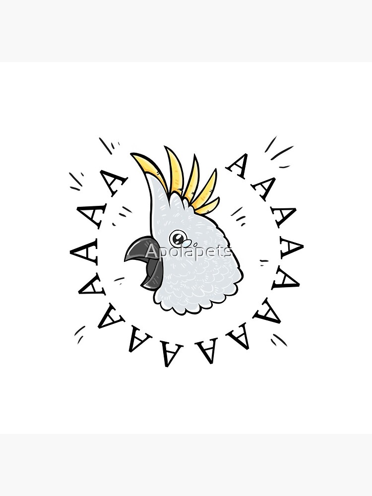 "Screaming cockatoo " Pin by Apolapets | Redbubble
