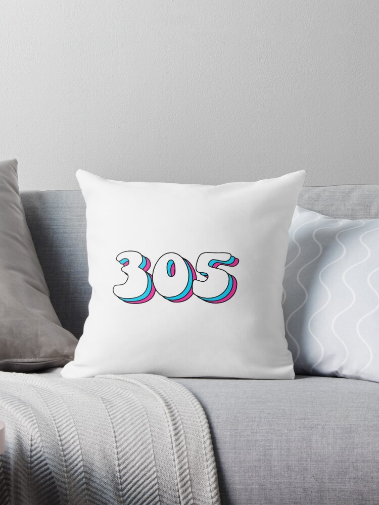 "305 Miami Vice" Sticker for Sale by Kayla Green | Redbubble