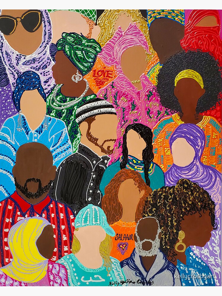 "American Muslim Future" Sticker by kellycrosbyart | Redbubble