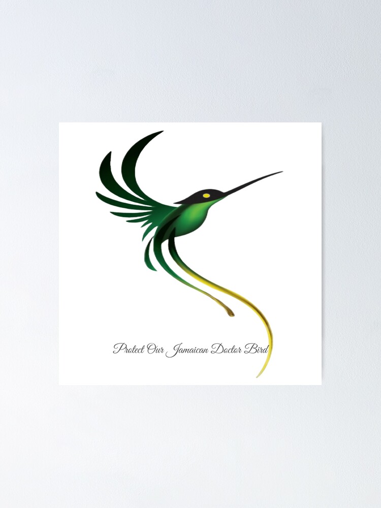 "Protect our Jamaican Doctor Bird" Poster by ChenryConcepts | Redbubble