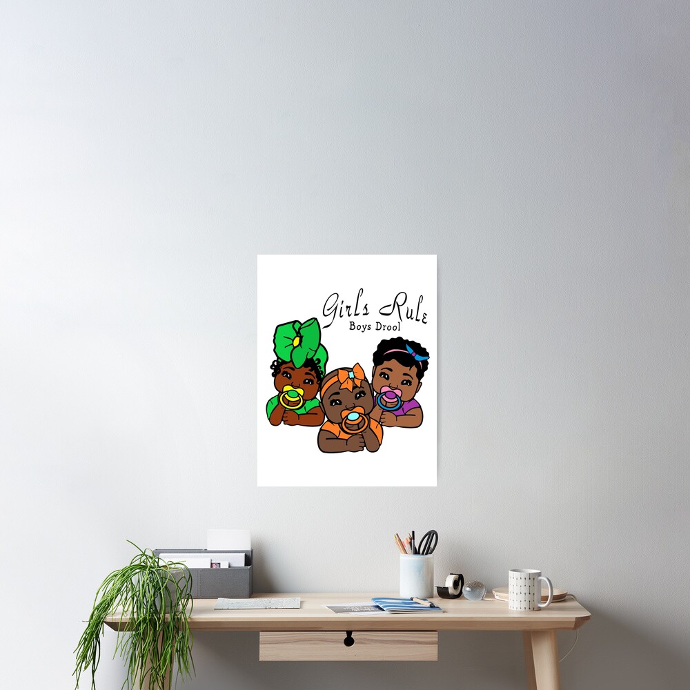 "Girls Rule" Poster by LovelyKreations | Redbubble