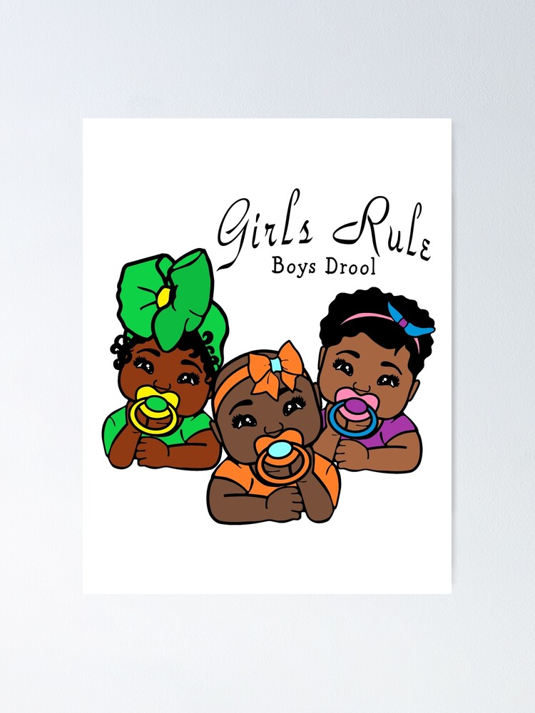 "Girls Rule" Poster by LovelyKreations | Redbubble