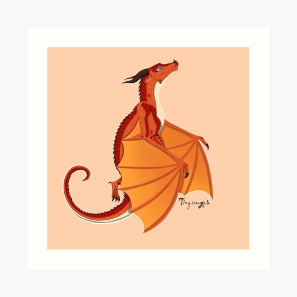 Wings Of Fire Skywing Wall Art | Redbubble