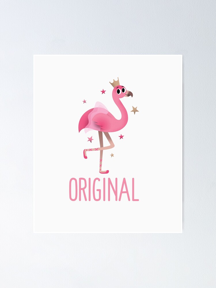 "Original Flamingo" Poster by Coolshirts262 | Redbubble