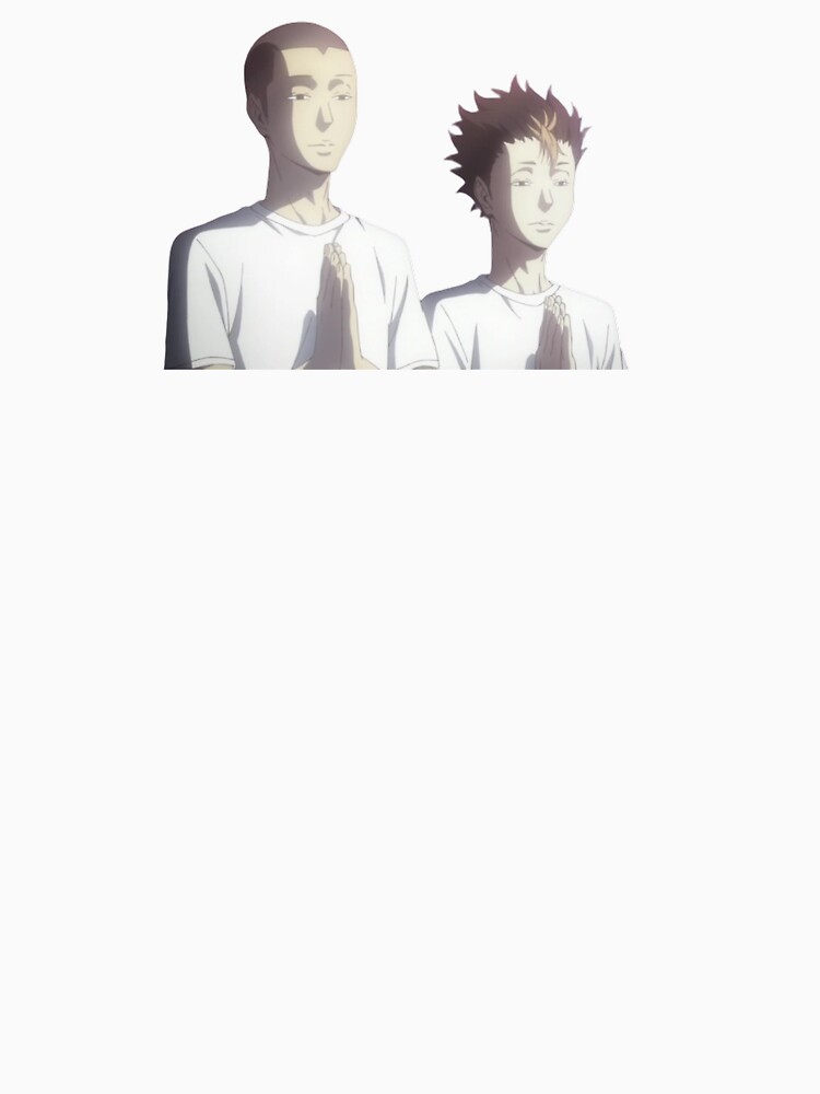 "noya and tanaka praying" T-shirt for Sale by elledixon | Redbubble ...