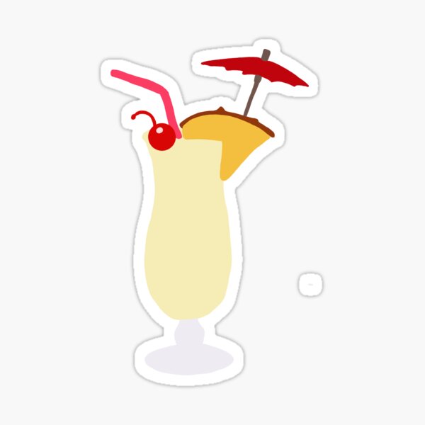 "Pina Colada" Sticker by Zoesmidt03 | Redbubble