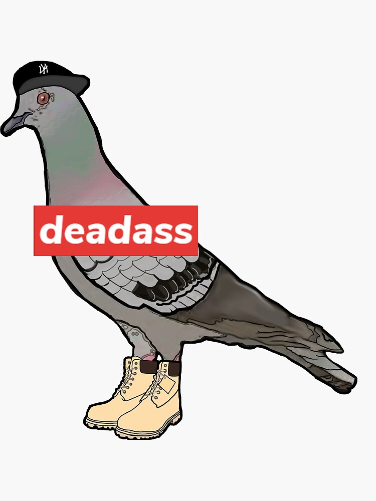 "New York City Pigeon In Timbs" Sticker for Sale by Nef3rtiti | Redbubble