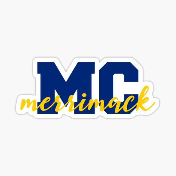 "Merrimack College Initial" Sticker for Sale by rybloom | Redbubble