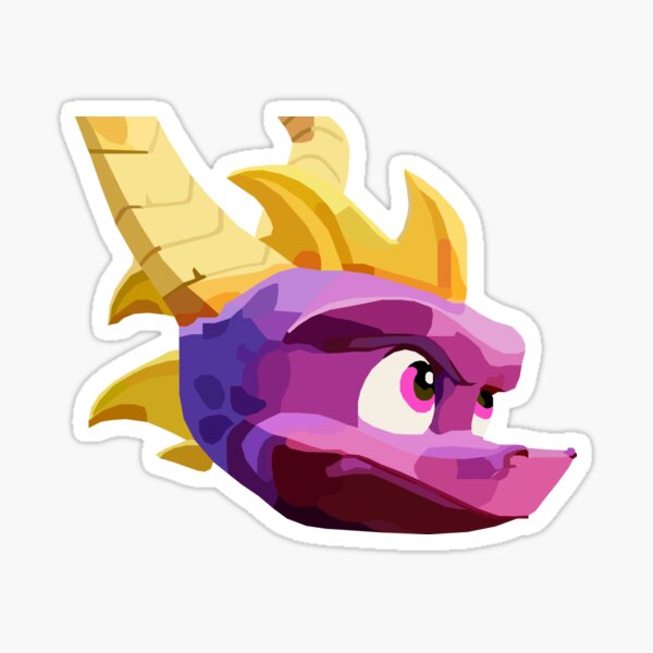 "Spyro" Sticker for Sale by Rayito21 | Redbubble