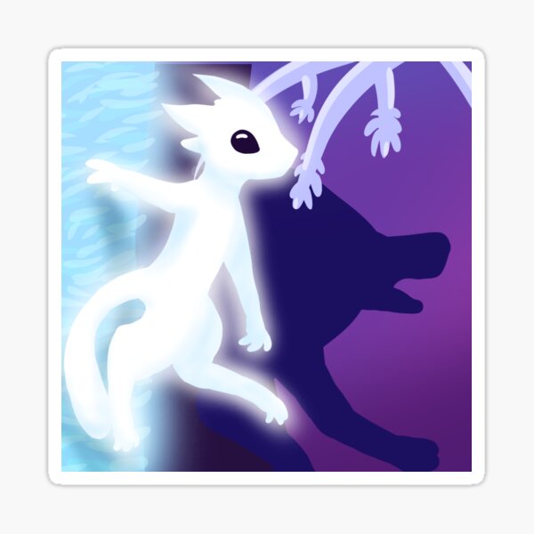 "Ori and the Will of the Wisps" Sticker for Sale by ceolsonart | Redbubble