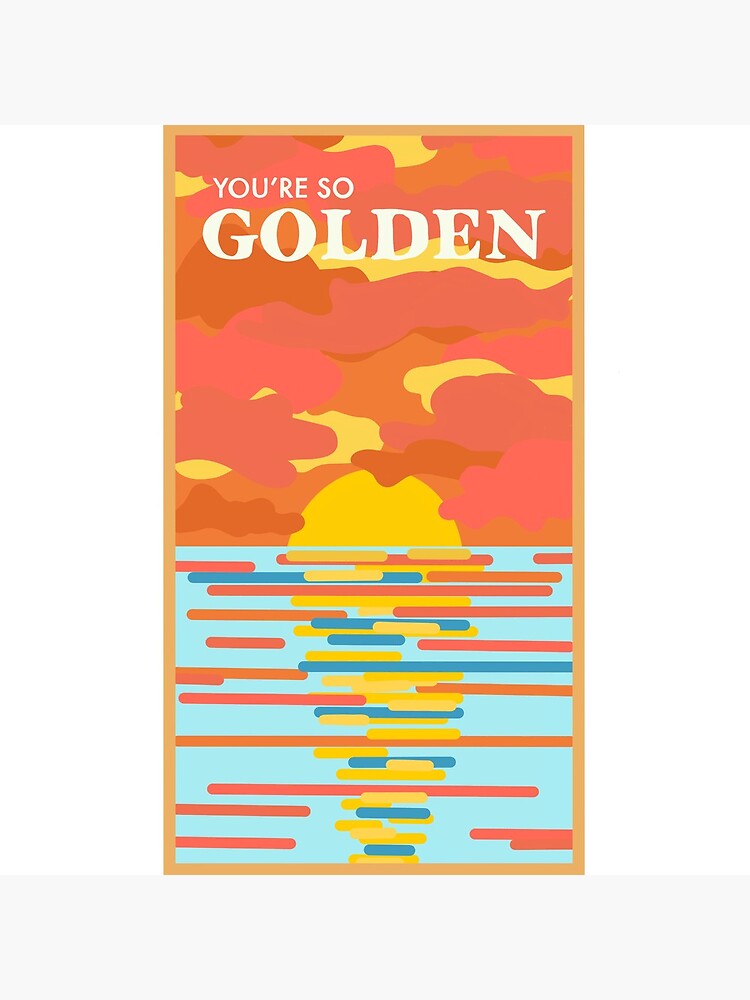 "You’re So Golden Harry Styles Sticker" Poster by balloonbreath | Redbubble
