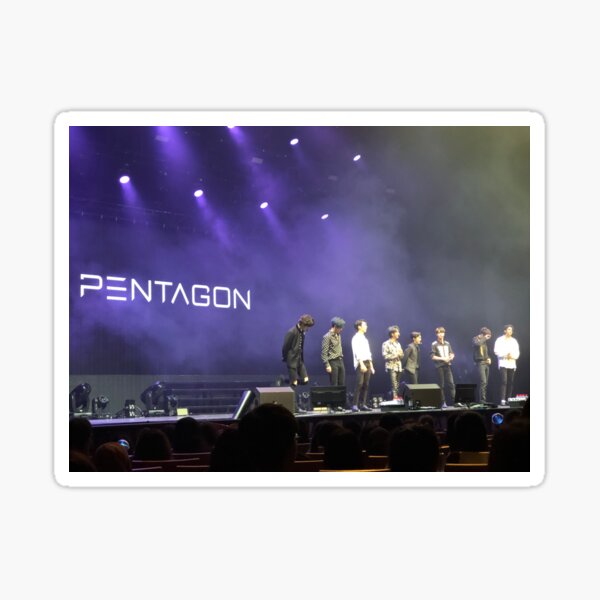 "PENTAGON Prism World Tour in Singapore" Sticker for Sale by rjc143 ...