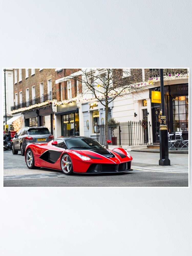 "Ferrari LaFerrari" Poster by ricoliu | Redbubble