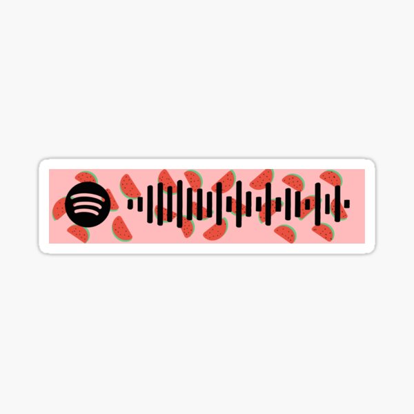 "Watermelon Sugar Spotify Scan Harry Styles" Sticker for Sale by ...
