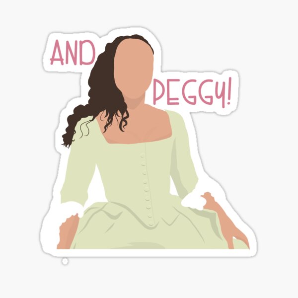 "And Peggy!" Sticker for Sale by mialynnf14 | Redbubble