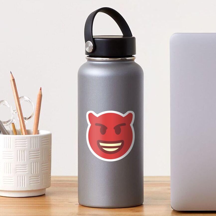 "devil emoji (discord)" Sticker for Sale by vsadwitch | Redbubble