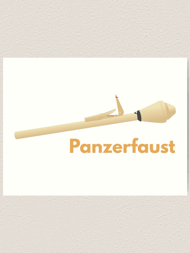"German WW2 Panzerfaust Anti-tank Weapon" Art Print by NorseTech ...