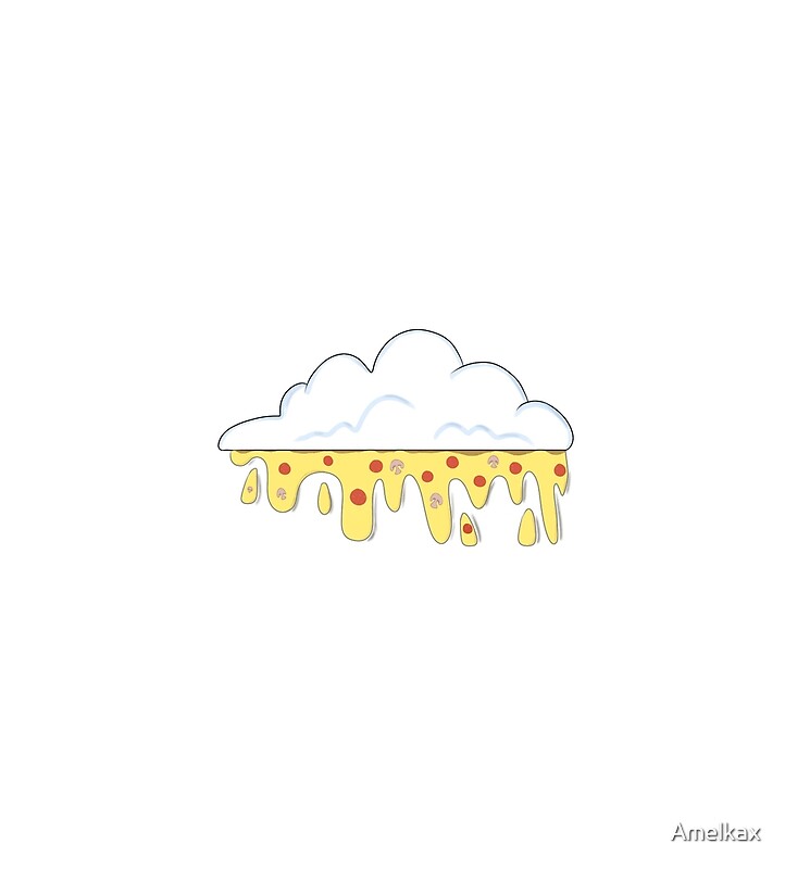 "Pizza rain!" by Amelkax | Redbubble