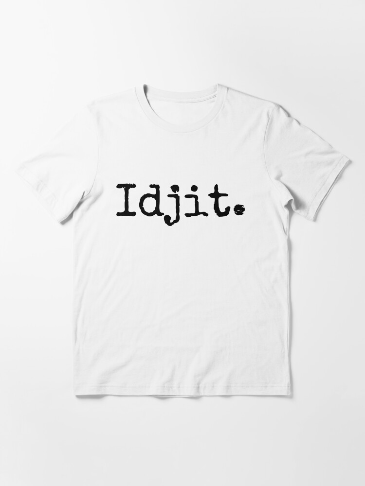 "Idjit" T-shirt for Sale by FanTeeSize | Redbubble | supernatural t ...