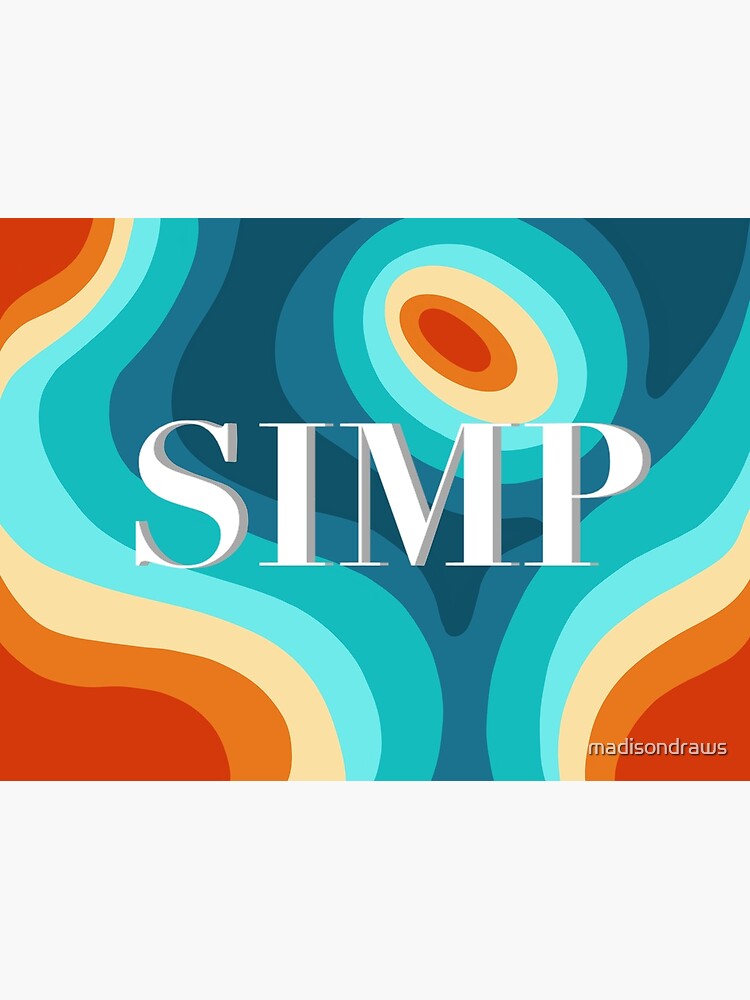"SIMP Aesthetic Sticker - Head Empty Series" Photographic Print by ...