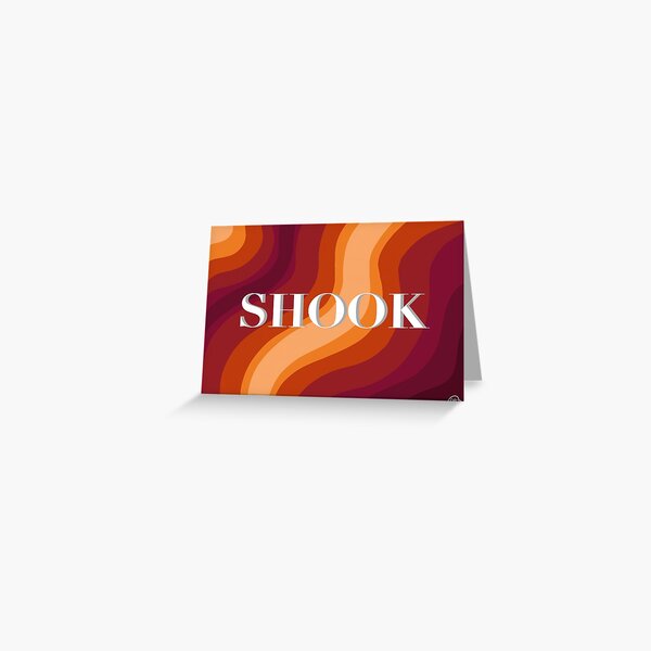 "Shook Aesthetic Sticker - Head Empty Series" Greeting Card by ...
