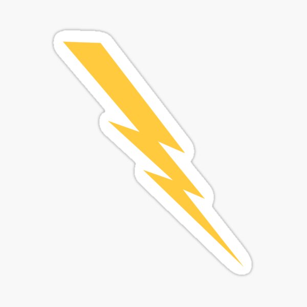 "Lightning Bolt Flash" Sticker for Sale by bradm50 | Redbubble