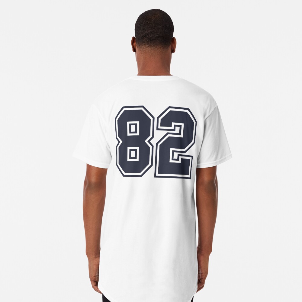 "82 Sports Number Eighty-Two" Sticker for Sale by HelloFromAja | Redbubble