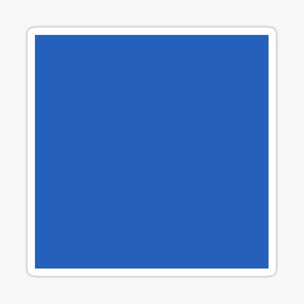 "Plain Blue Color" Sticker for Sale by parkerku | Redbubble