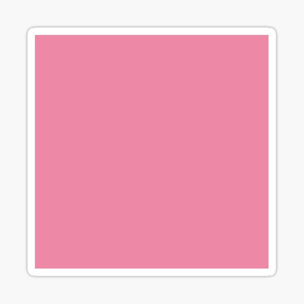 "Plain Pink Color" Sticker for Sale by parkerku | Redbubble