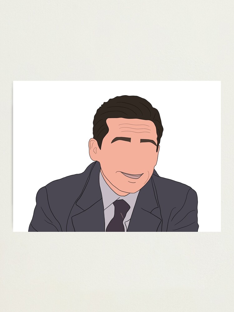 "michael scott digital portrait | the office us " Photographic Print by ...