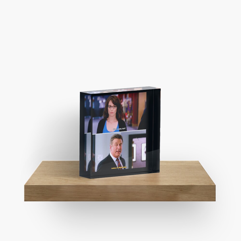 "Liz Lemon - What A Week" Sticker for Sale by PrinceBreezi | Redbubble