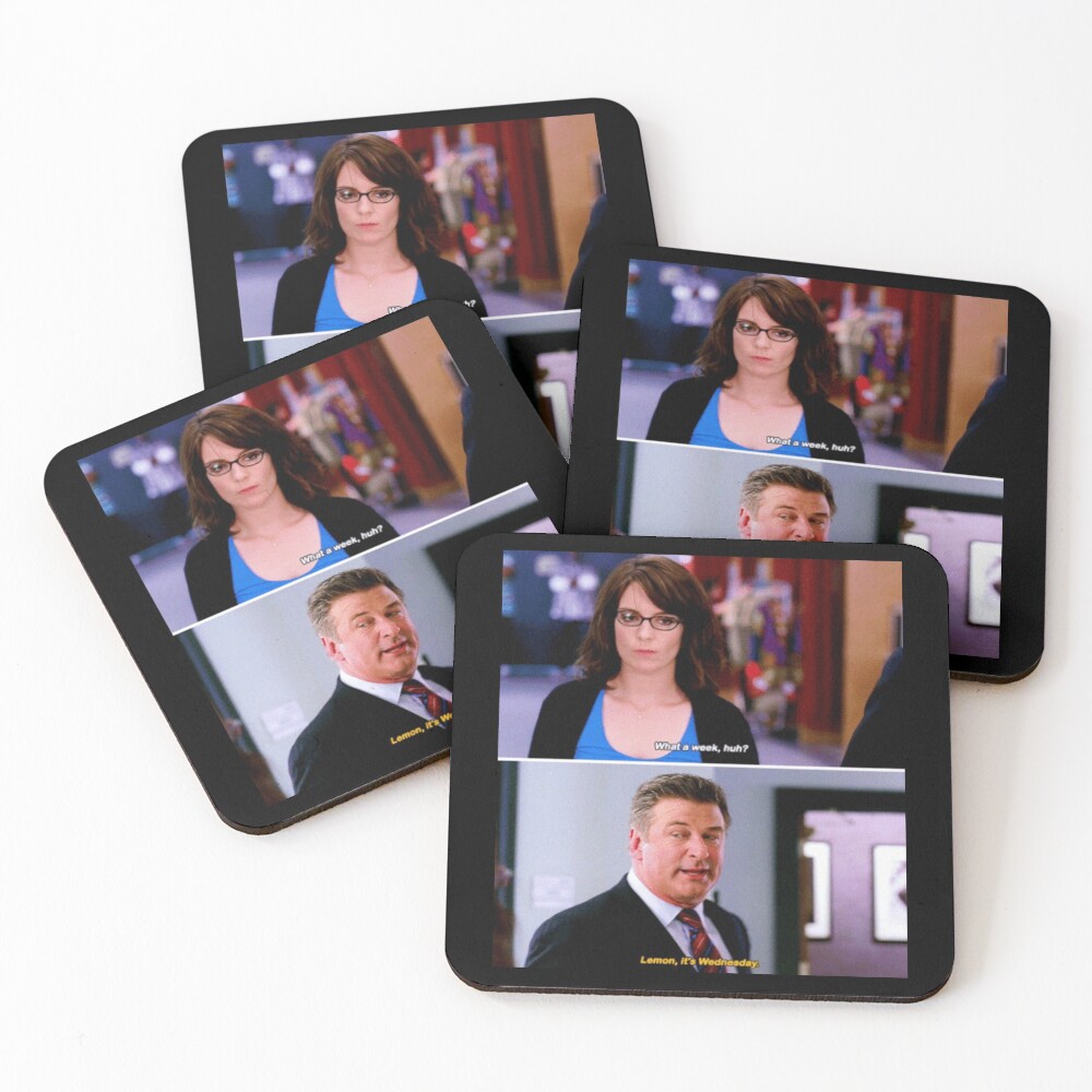 "Liz Lemon - What A Week" Sticker for Sale by PrinceBreezi | Redbubble