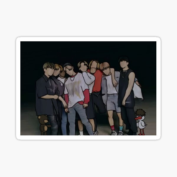 "Stray Kids - TA" Sticker for Sale by BearQuack | Redbubble