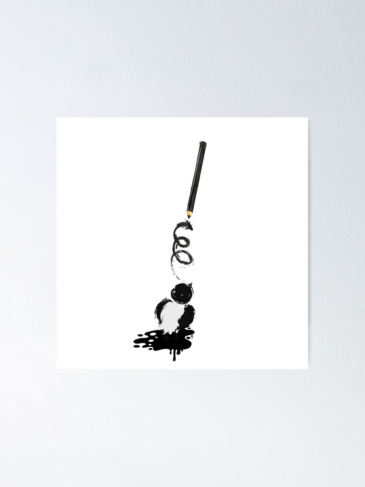 "Ink Bird" Poster by Trucutruh | Redbubble