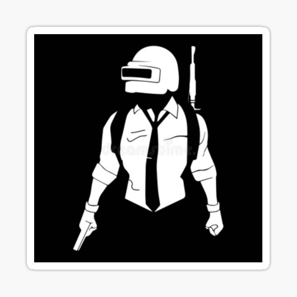 "Pubg design" Sticker for Sale by Neetigya1 | Redbubble