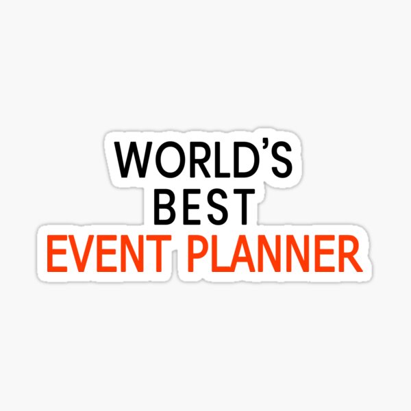 Event Planner Stickers | Redbubble
