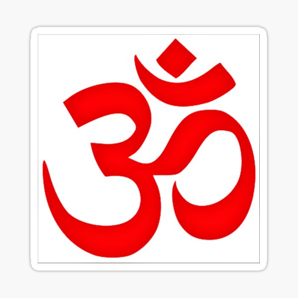 "Om " Sticker for Sale by lozanoroyce | Redbubble
