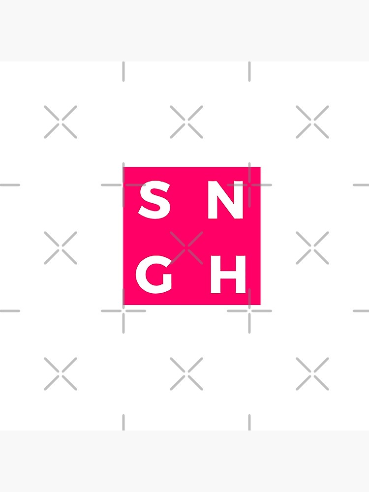 "SNGH Retro Letter Design" Poster for Sale by DSJ2020 | Redbubble